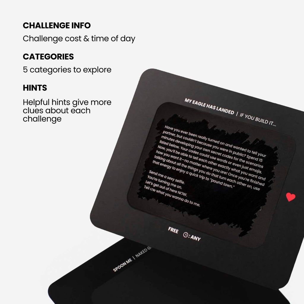 Quickies | 30 Scratch-off Sexy Date Nights | The Adventure Challenge – The Adventure Challenge | CA