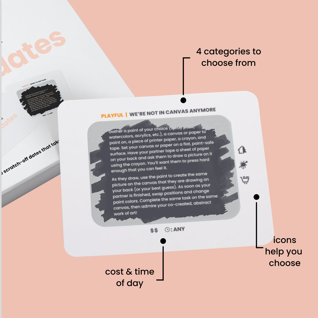 Mini Dates | 30 Creative Date Ideas | Scratch-off Your Next Adventure ...